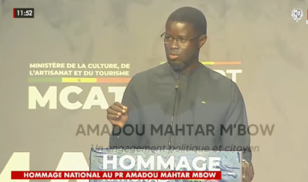 Cérémonie d’hommage national : « Célébrer Amadou Mokhtar Mbow, c’est ...